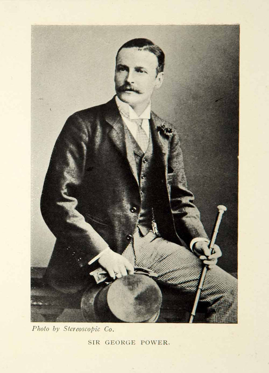 1914 Print Portrait Sir George Power Actor Opera Singer Tenor English ...