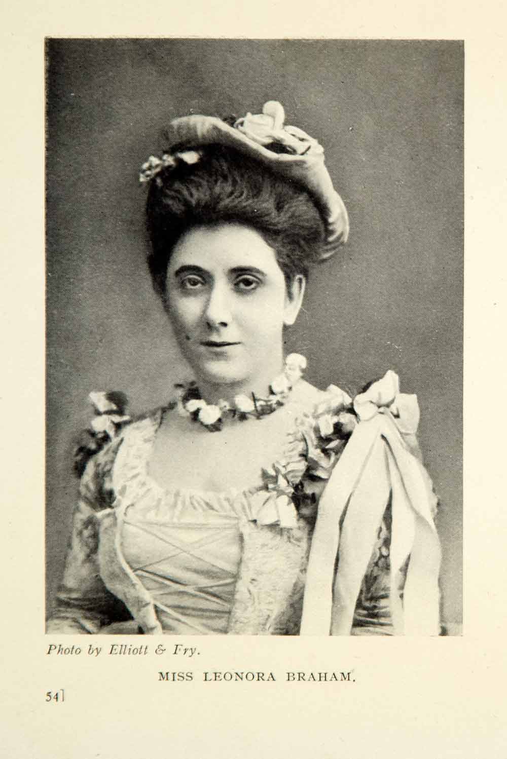 1914 Print Portrait Leonora Braham Actress Opera Singer English Costum ...