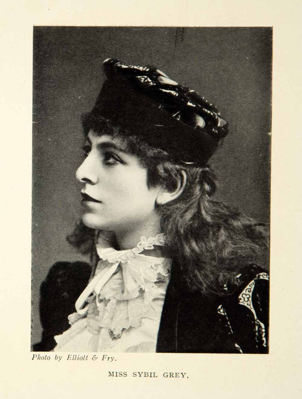 1914 Print Portrait Sybil Grey British Opera Singer Actress Theater St ...