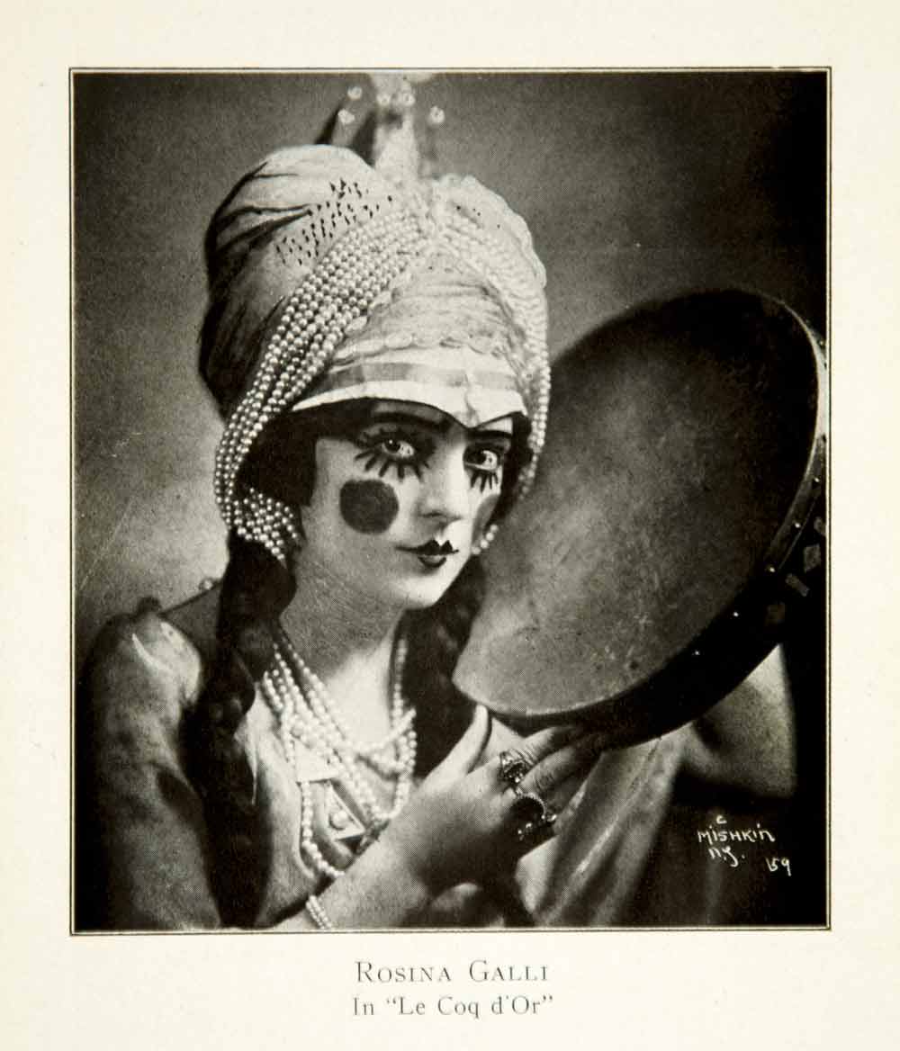 1919 Print Rosina Galli Ballerina Dancer Chicago Grand Opera Ballet Co ...
