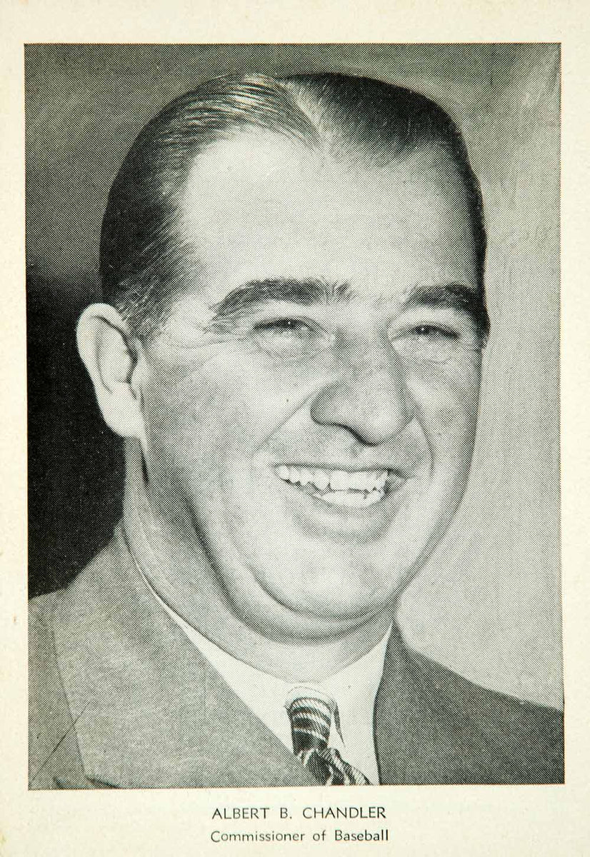 1950 Print Portrait Albert B Chandler Major League Baseball Commission ...