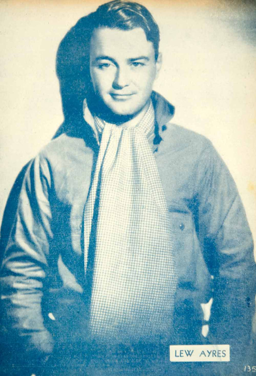 1934 Print Lew Ayres Movie Actor Film Motion Pictures Hollywood Star Y ...