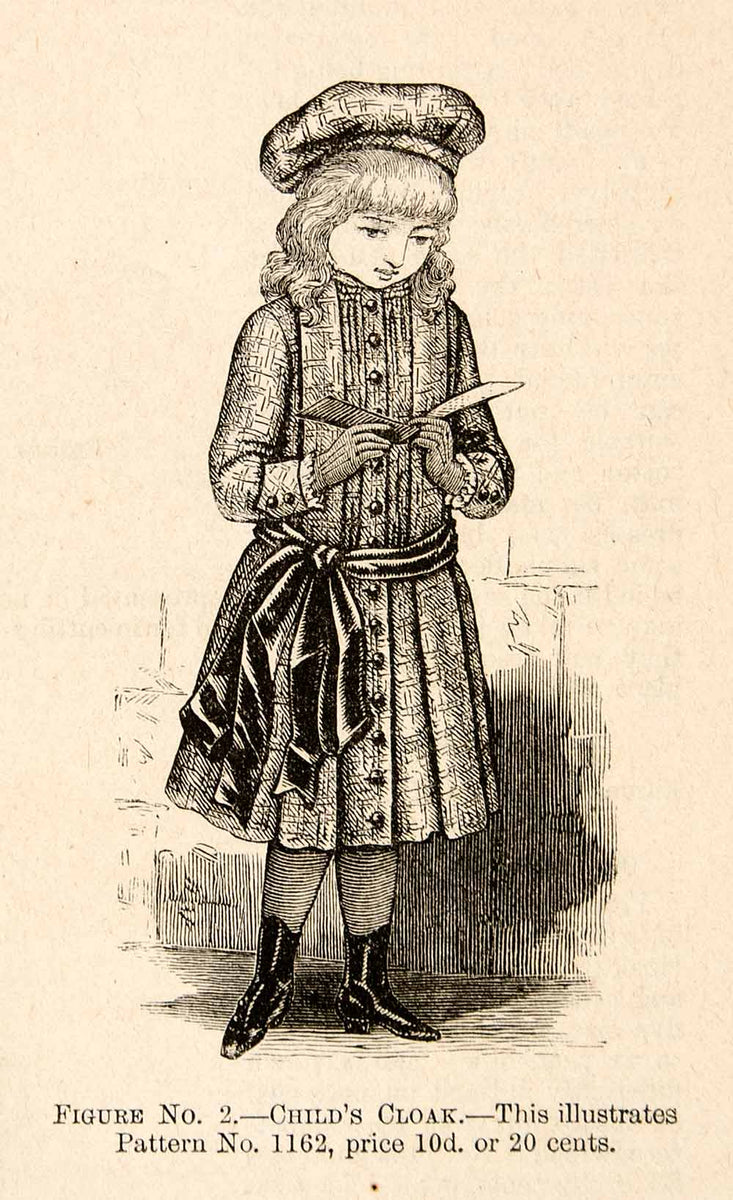Victorian Child Drawing