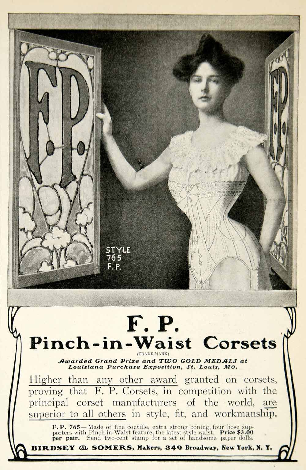 Victorian Corset Ads