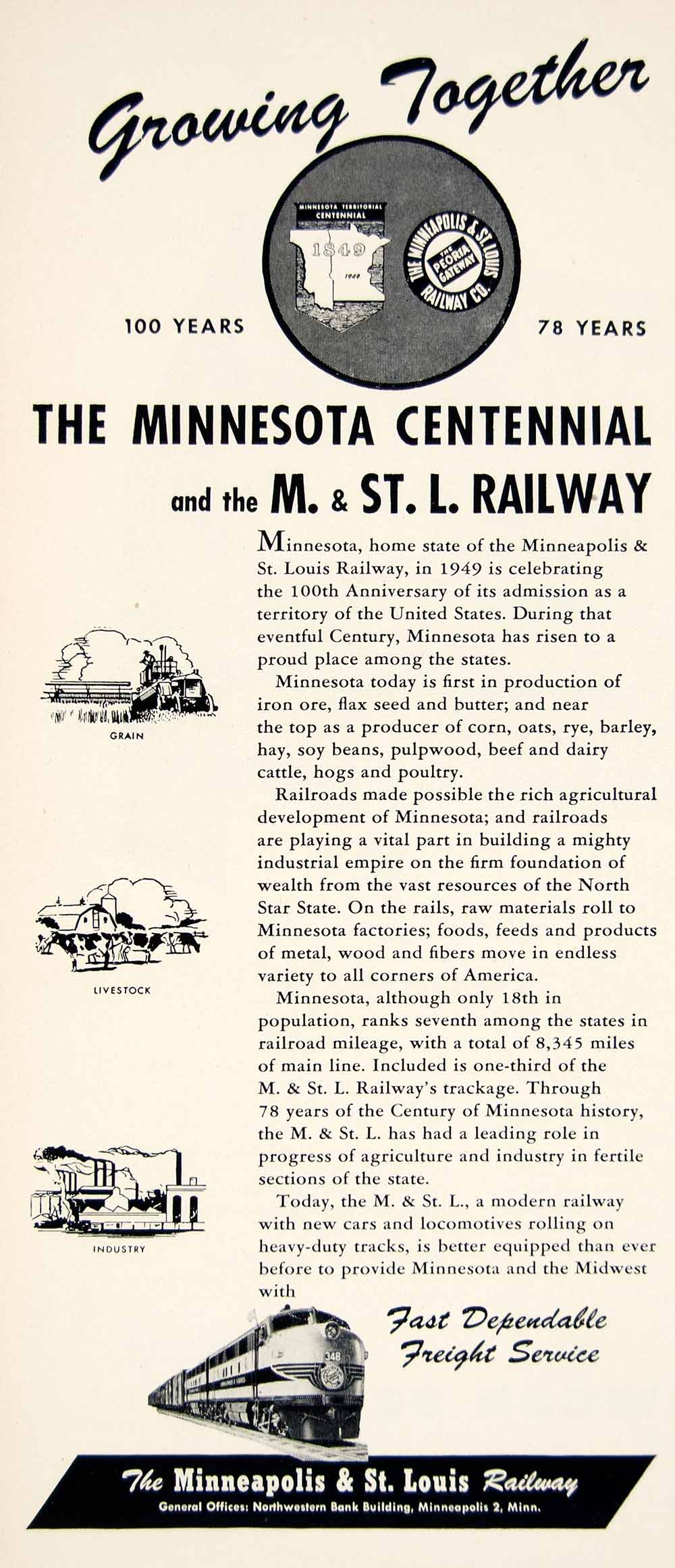 Minnesota Centennial Train