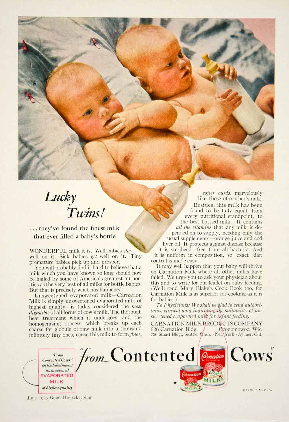 Carnation Evaporated Milk Vintage