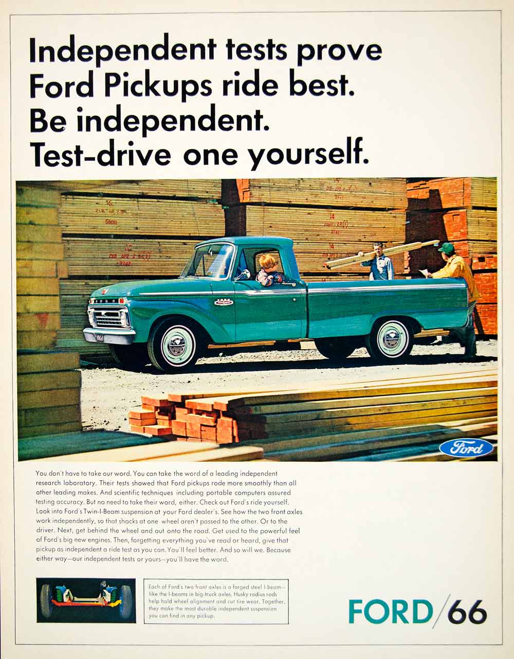 Old Blue Ford Trucks