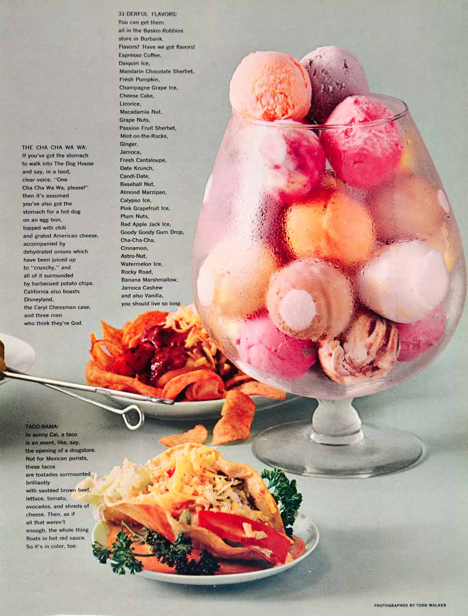 1963 Article California Restaurant 60s Food Woody's Smorgasburger Dog ...