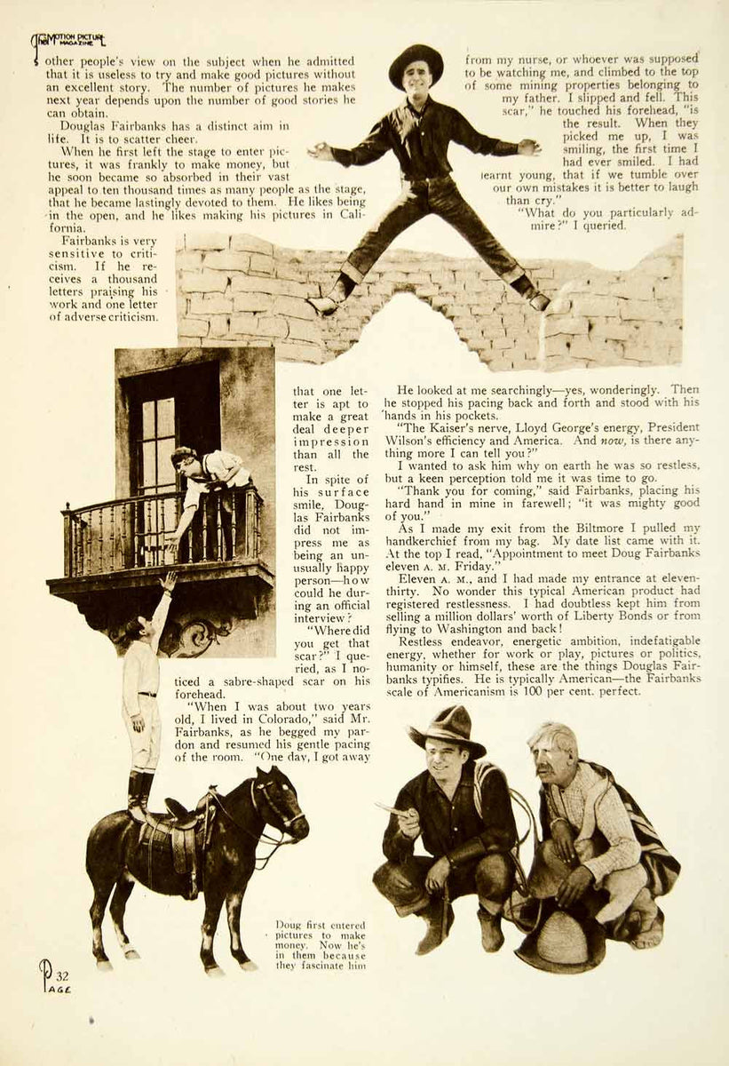 1939 Article Douglas Fairbanks Scale Americanism Hazel Simpson Naylor ...