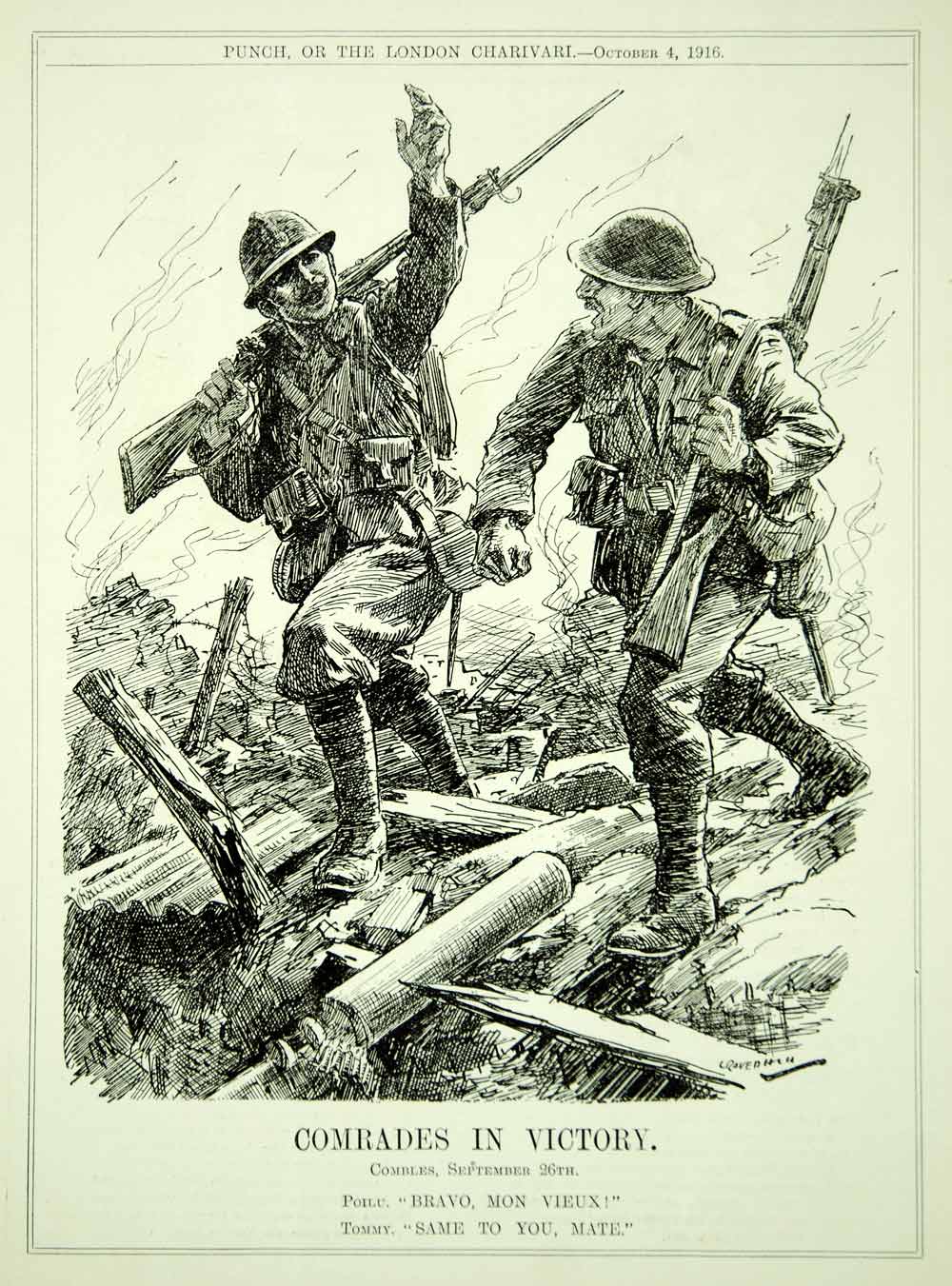 Soldier Cartoon Ww1