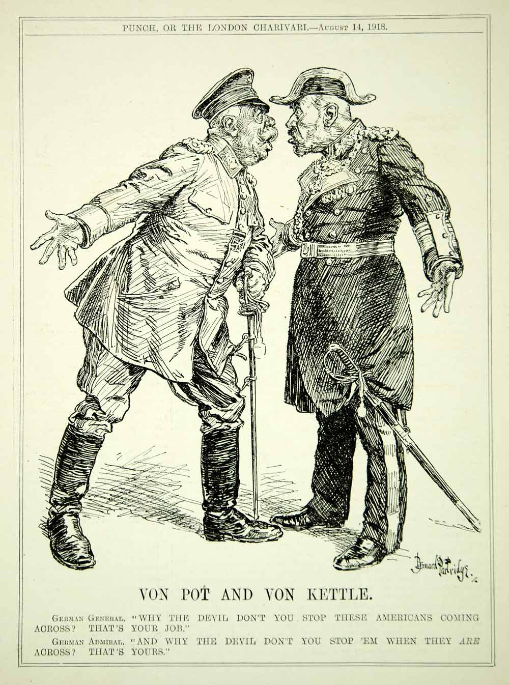 Militarism Cartoon Ww1