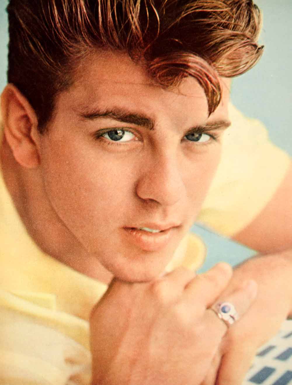 1960 Color Print Fabian Fabiano Anthony Forte Singer Actor Teen Idol Y ...