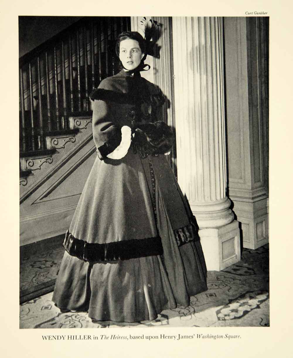 1947 Print Wendy Hiller Actress Catherine Sloper Heiress Broadway Play ...
