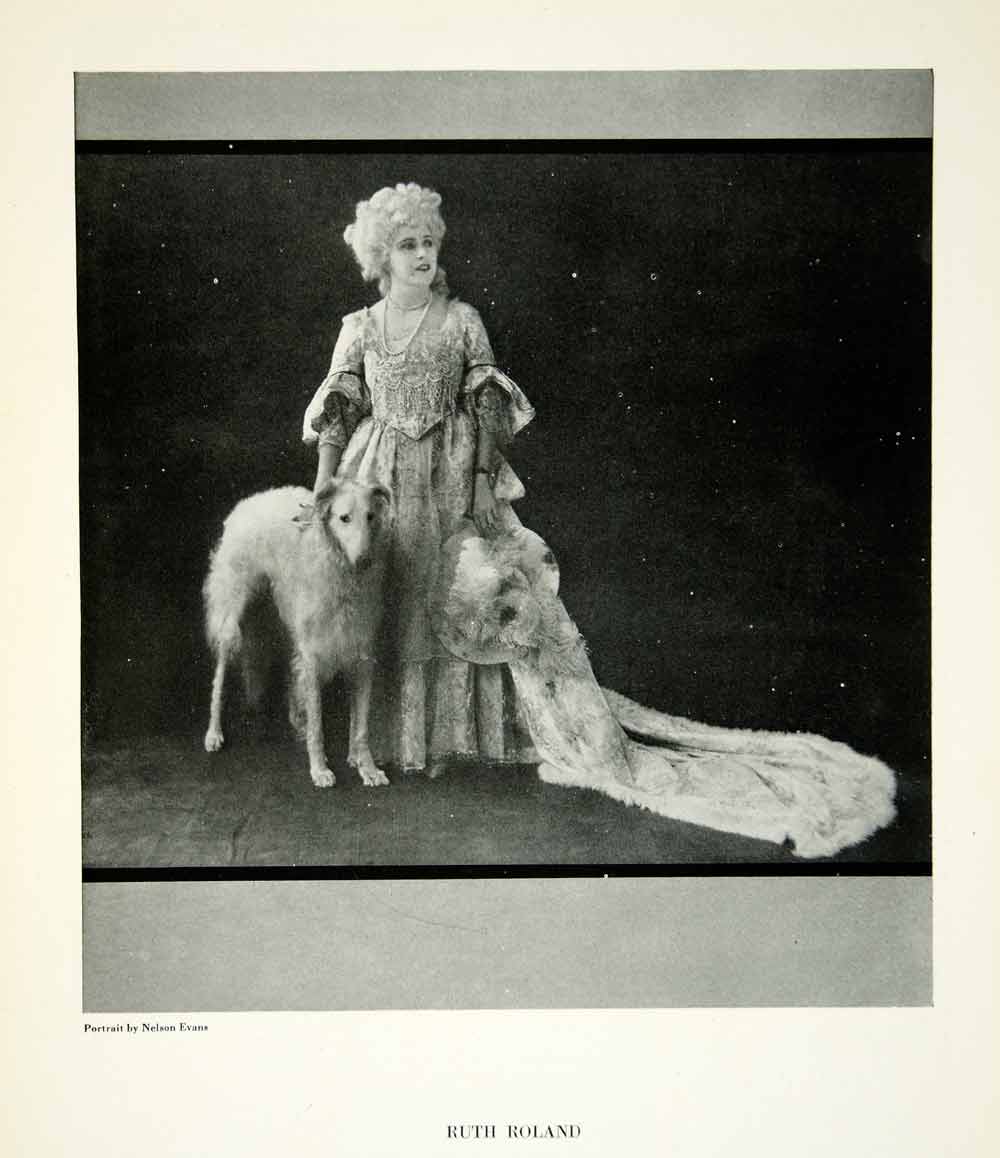 1923 Print Portrait Ruth Roland Famous Figure Haunted Valley Actress Y ...