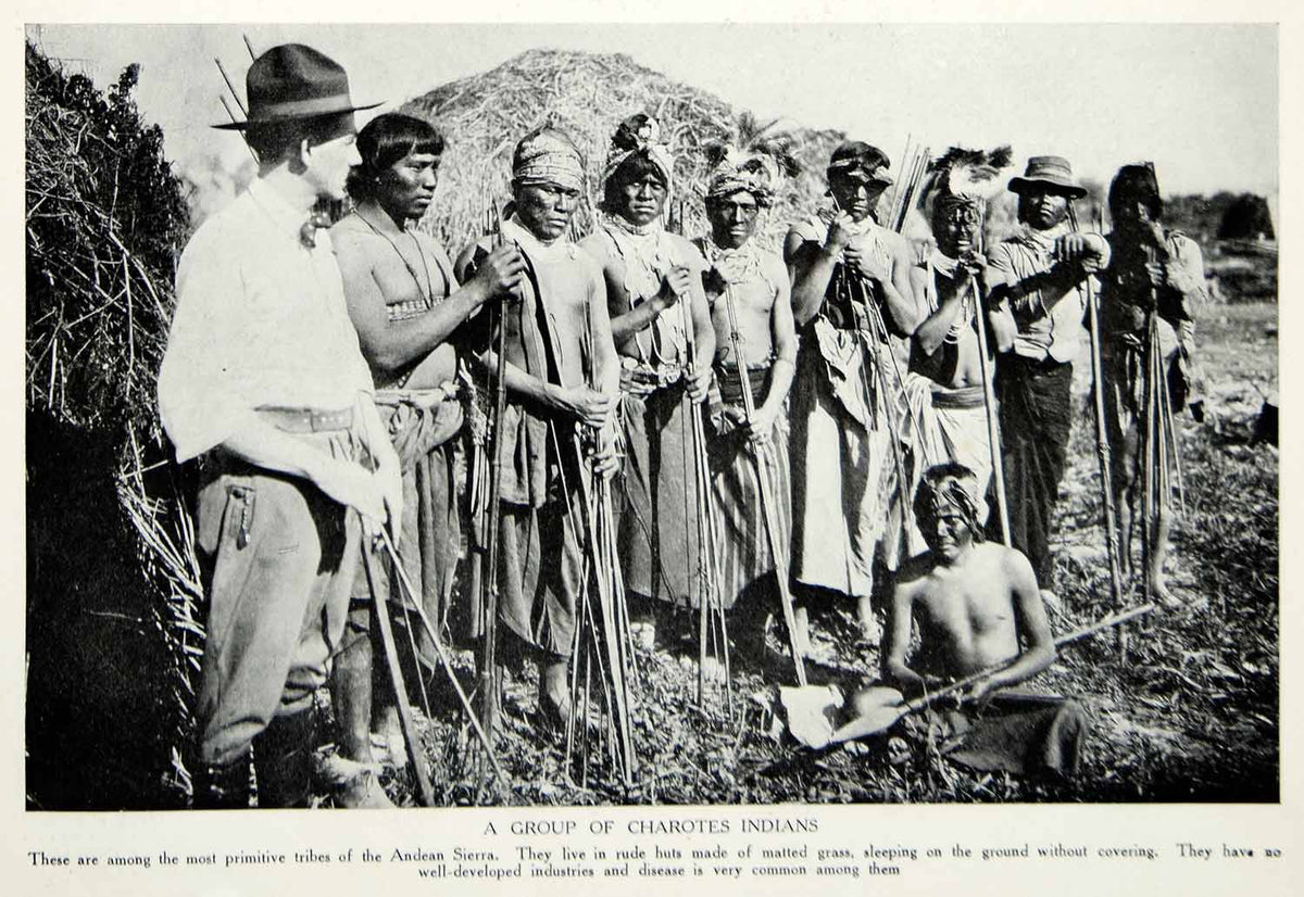 1916 Print Andes Mountains Indigenous People Tribe Andean Sierra South ...