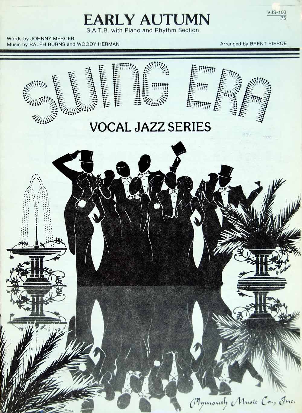 1952 Sheet Music Early Autumn Swing Era Jazz Song Johnny Mercer Woody ...